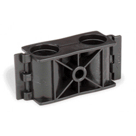 L4CLICK Double Click-on Hanger for 1/2" Coaxial Cable 10/pkg (Clamps ...