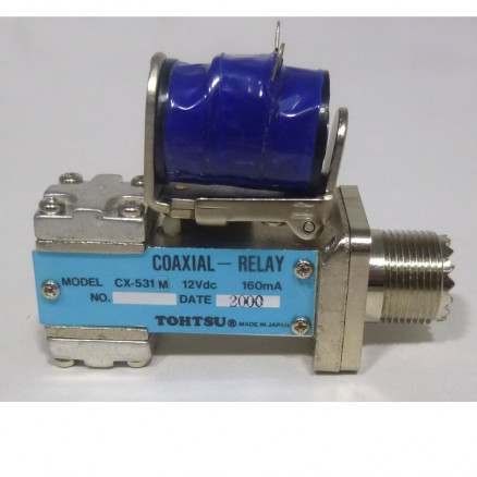 CX531M Tohtsu Coax Relay SPDT 12vdc with UHF Connector - Tohtsu Coaxial Relays - Relays
