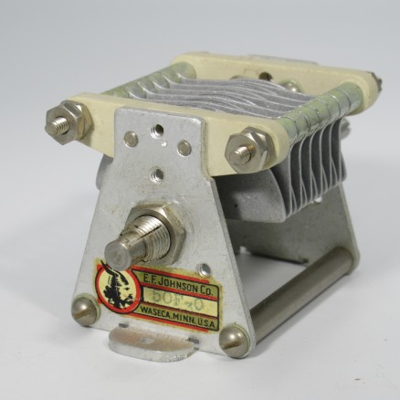 155-8 Air Variable Capacitor, 9-52 pf, 13 plates, 1kv, 50F30, MFR: E F ...