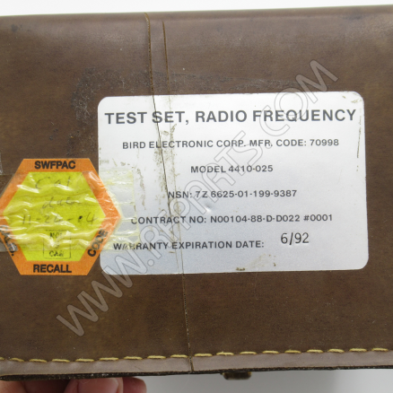 BIRD, 4410A, Wattmeter, Multipower, +/-5%, Accuracy, Bird, Electronics ...