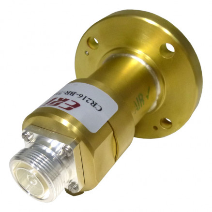 RLA150-716F Between Series Adapter, 1-5/8" EIA to 7/16 DIN Female ...