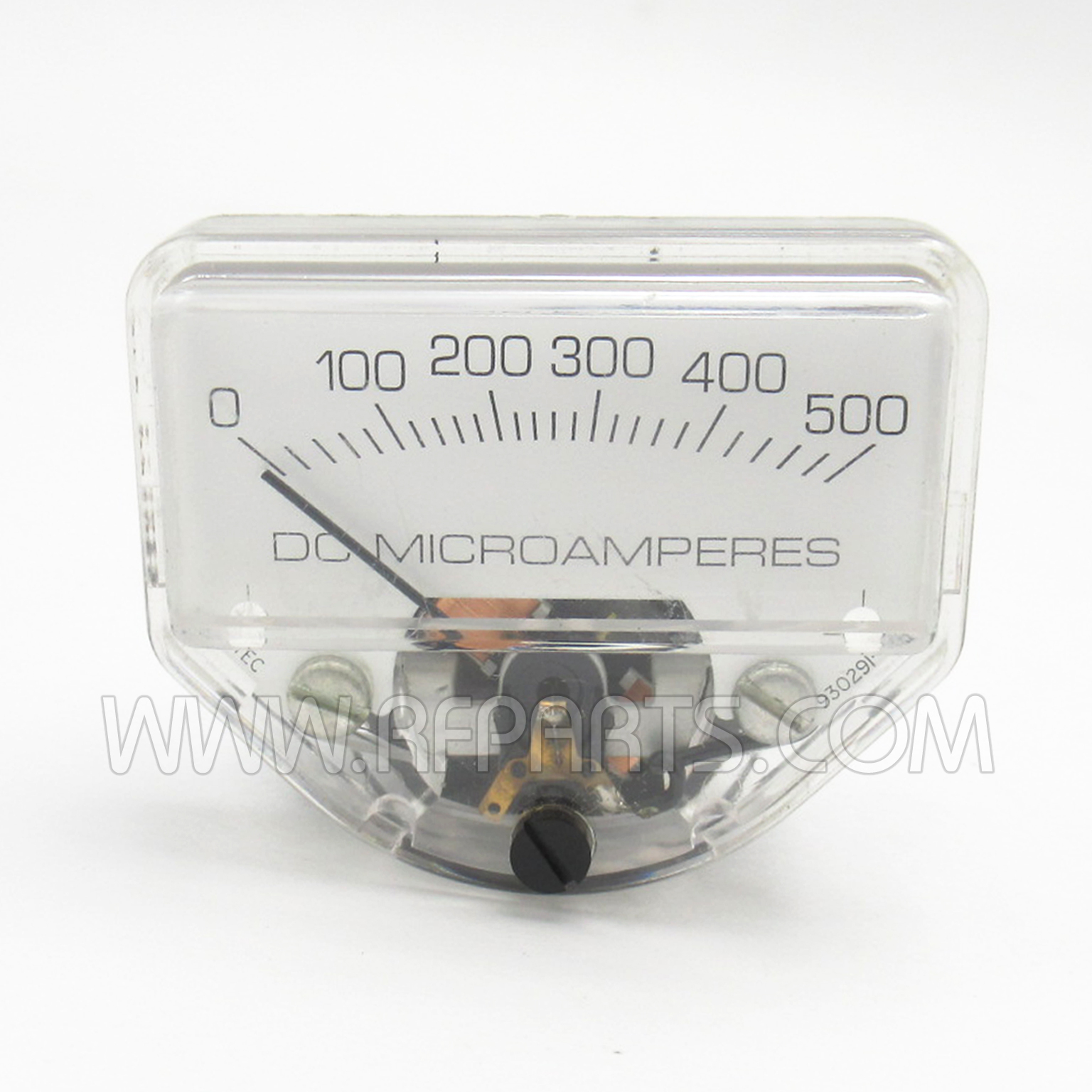 DC Panel Meter 0-500 Microamperes, New Old Stock