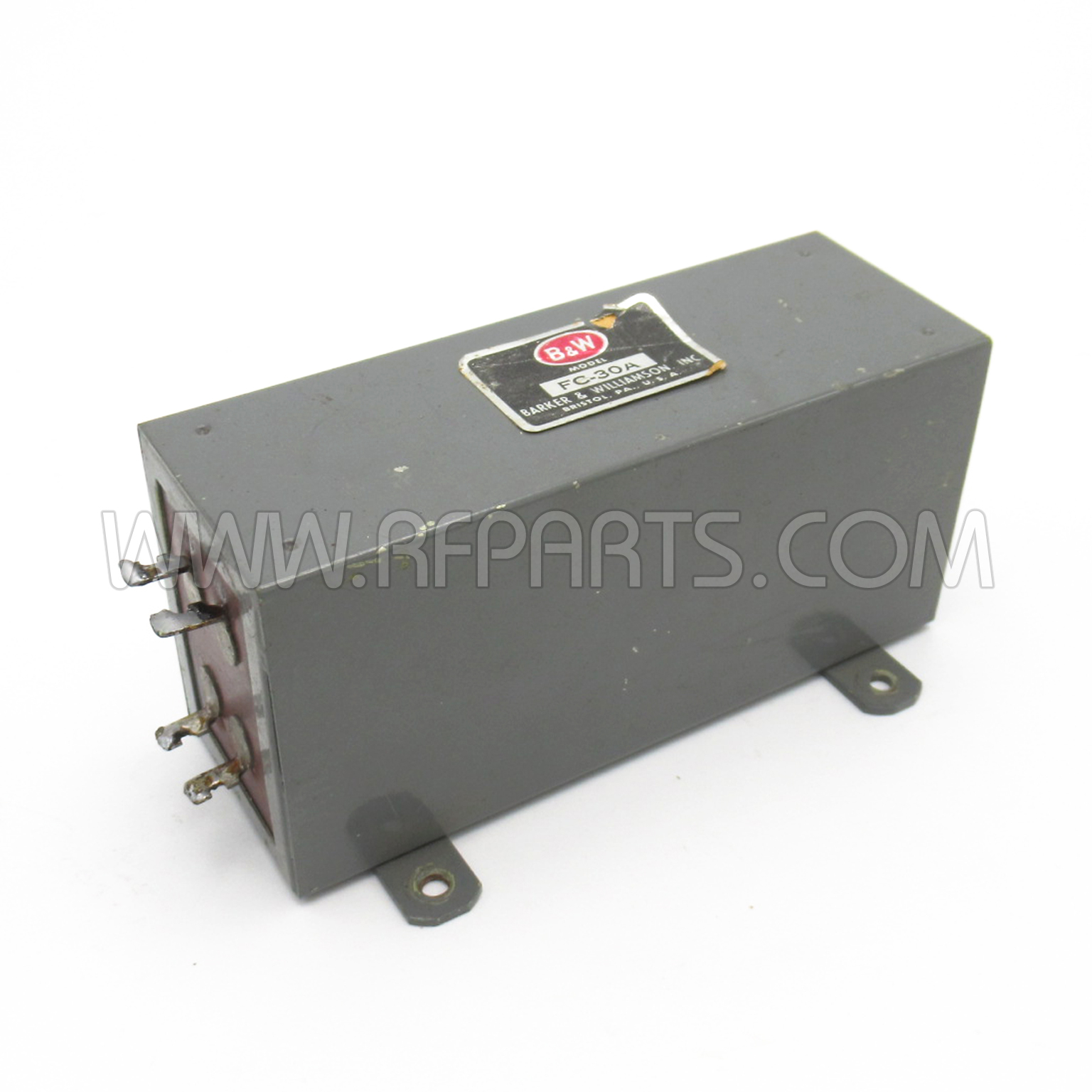FC-15A Barker & Williamson Grounded Grid Amplifier Filament Choke, New ...