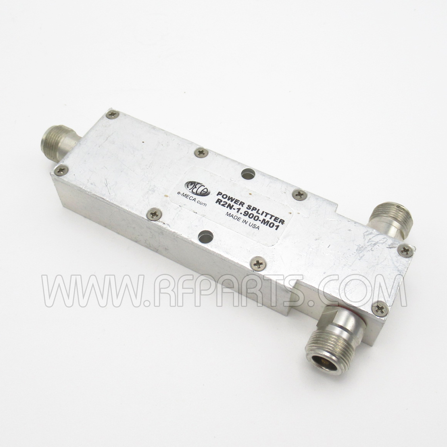 R2N-1.900-M01, Meca, 2-Way, Power Splitter, Type-N, Female, Used