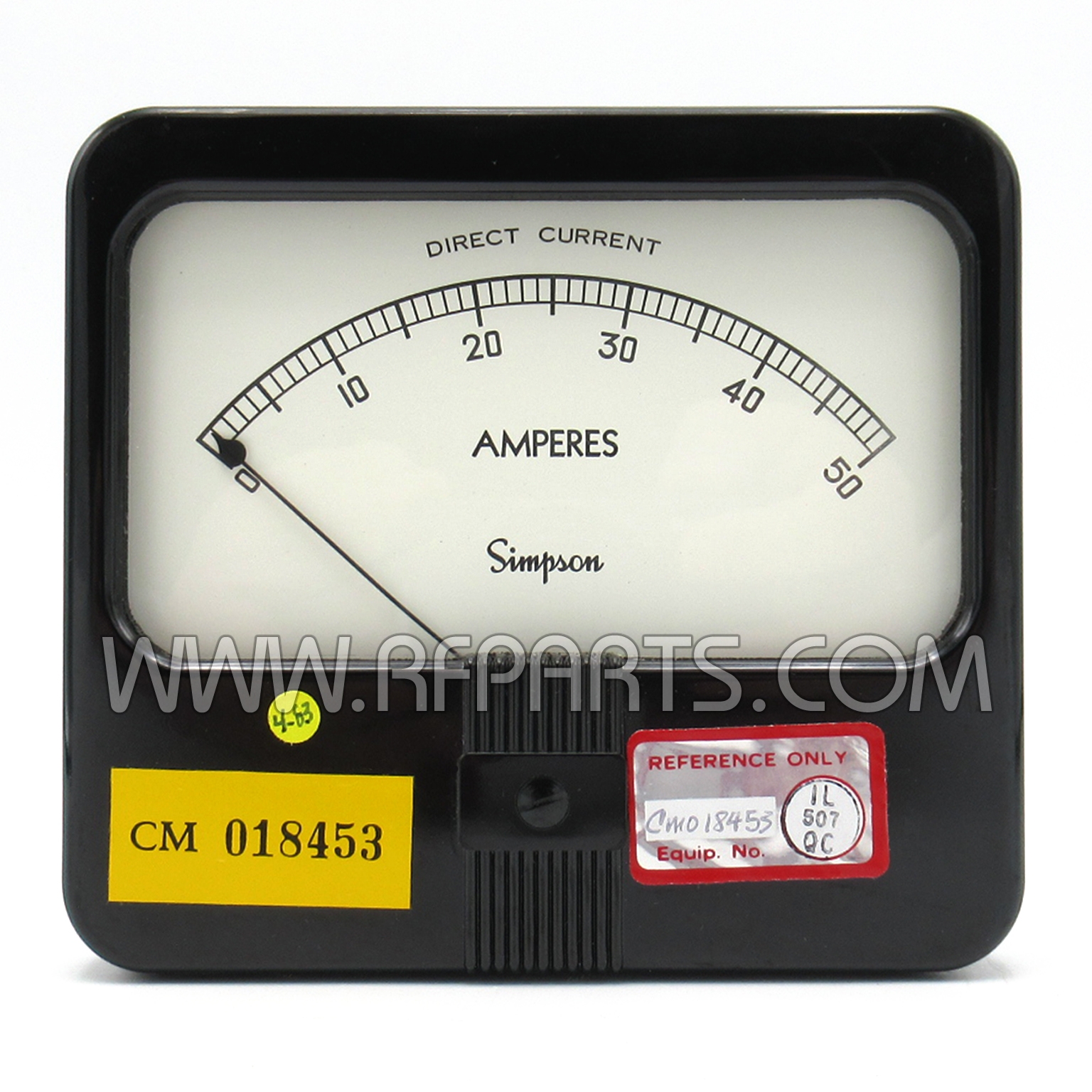 CM018453 Simpson Vintage 0-50 RF Amperes, Used